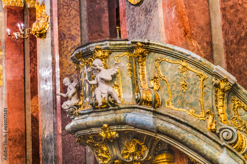 Pulpit Jasna Gora New Basilica Black Madonna Home Czestochowy Poland ...