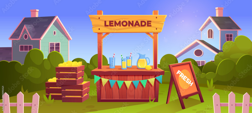 Lemonade Stand Vector