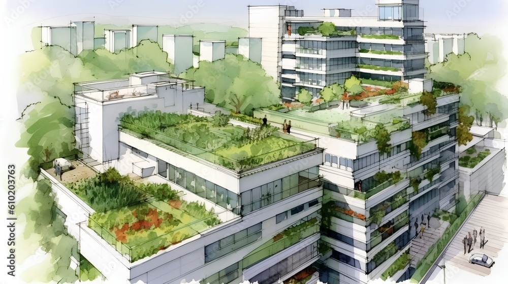Sustainable project that integrates the concept of urban gardening ...