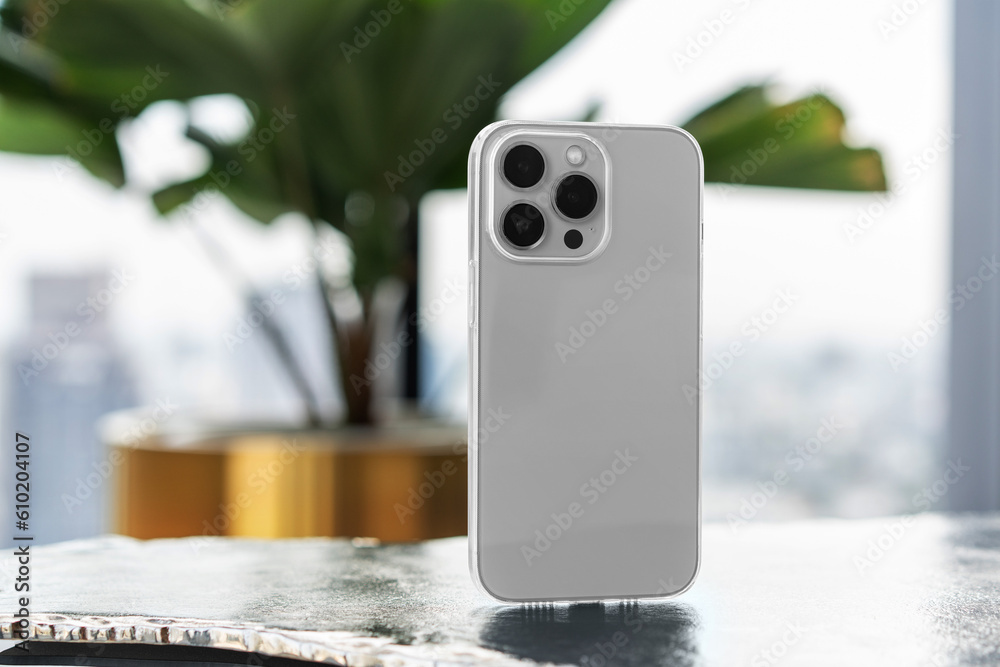 iPhone 13 transparent clear phone case mockup Stock Photo | Adobe Stock
