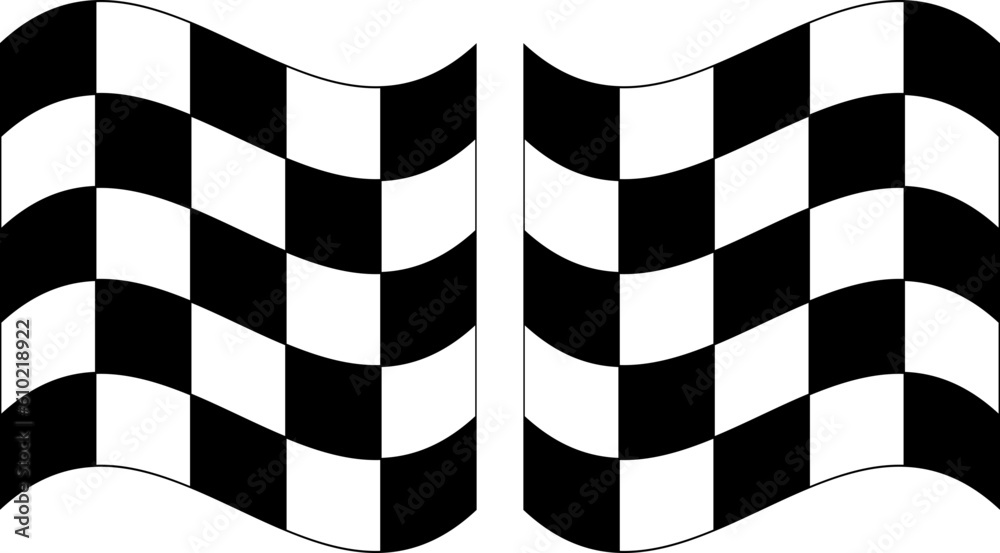 Racing flag svg vector cut file for cricut and silhouette Stock Vector ...