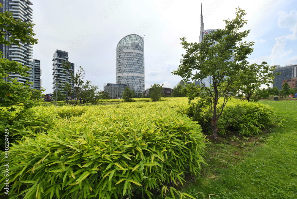 Park library of trees called "Biblioteca degli Alberi" Milan - BAM. New ...