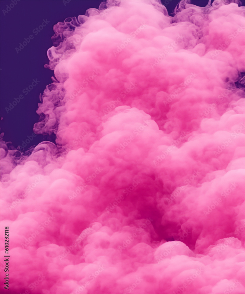 Abstract pink smoke texture. Steam, cloud realistic texture, generative ...