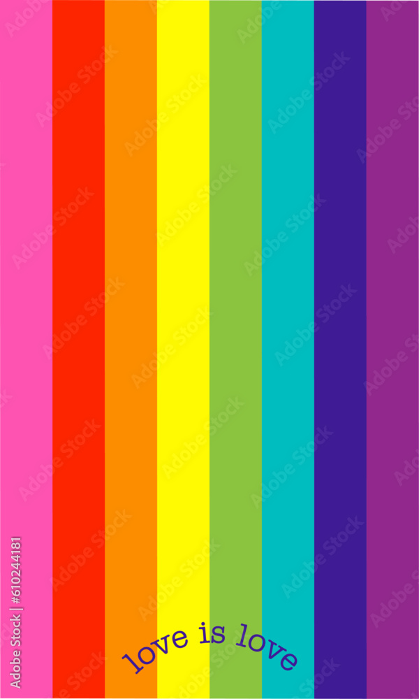 Rainbow Gradient Pride Banner Lgbt Flag Wave Happy Pride Month Vector