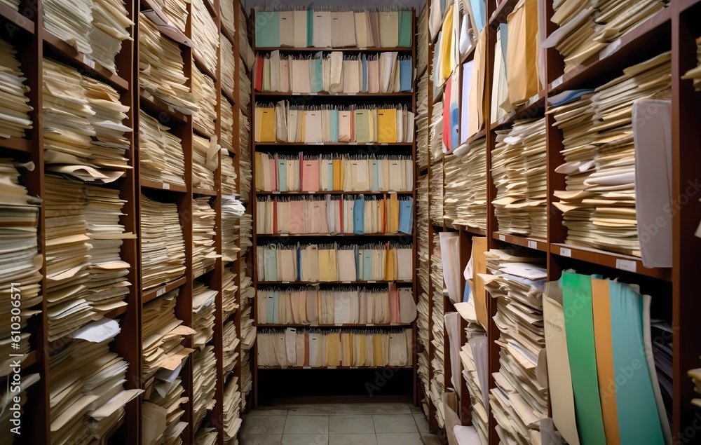 old archives, storage, paper Stock Photo | Adobe Stock