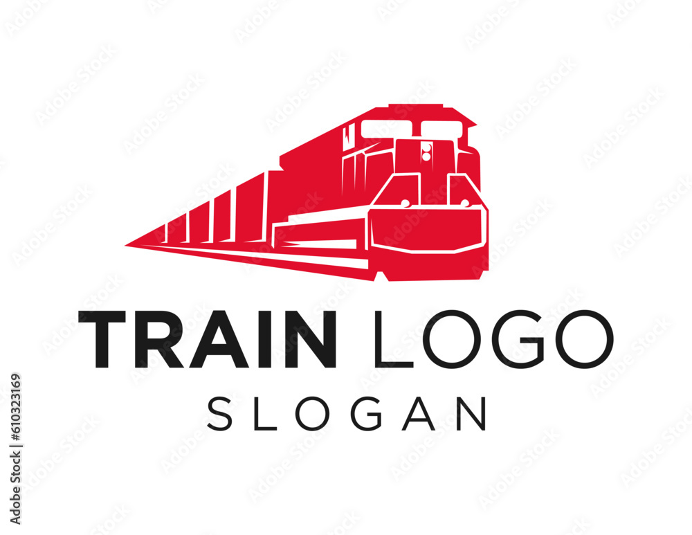 Logo about Train on a white background. created using the CorelDraw ...