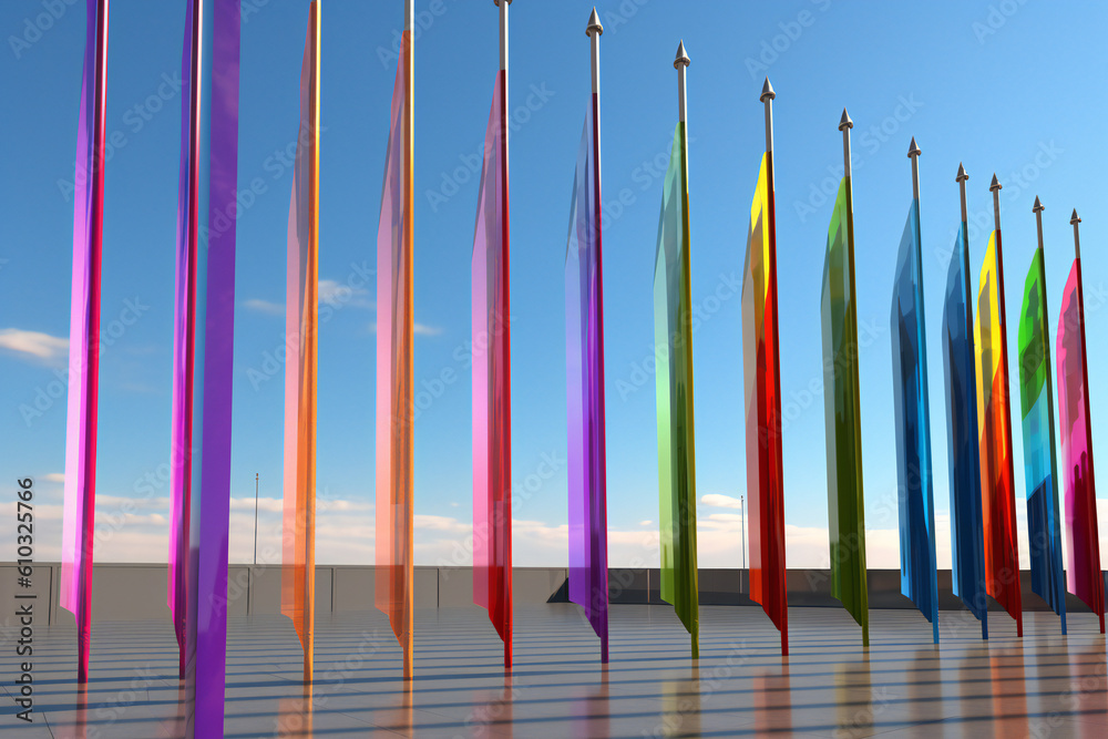 Celebrating LGBT Pride and Diversity - Stunning Photos of Rainbow Flags ...