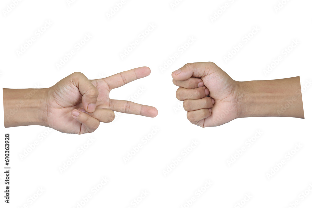 hand finger forming scissors, Rock paper scissors is an intransitive ...