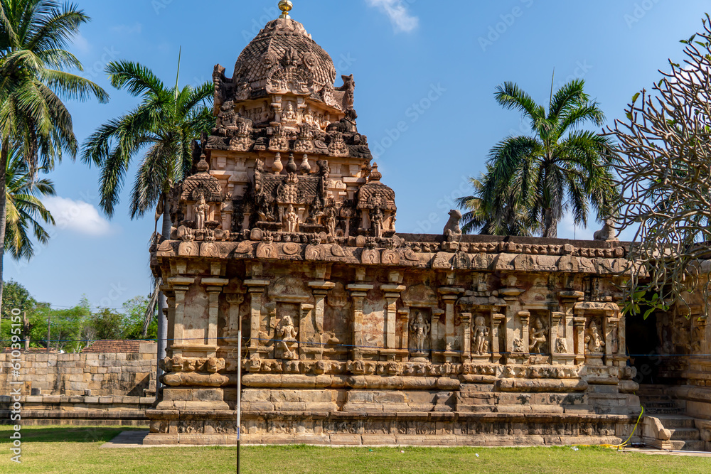 Ancient hindu temple inside the Gangai konda cholapuram temple complex ...