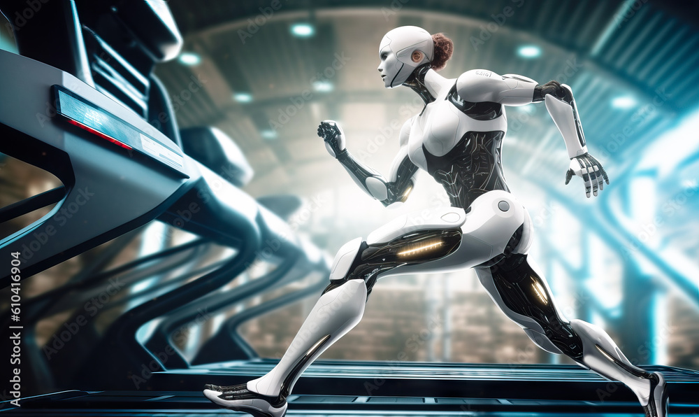 Robotic Fitness Revolution: Witness a Humanoid Robot's Training Regimen ...