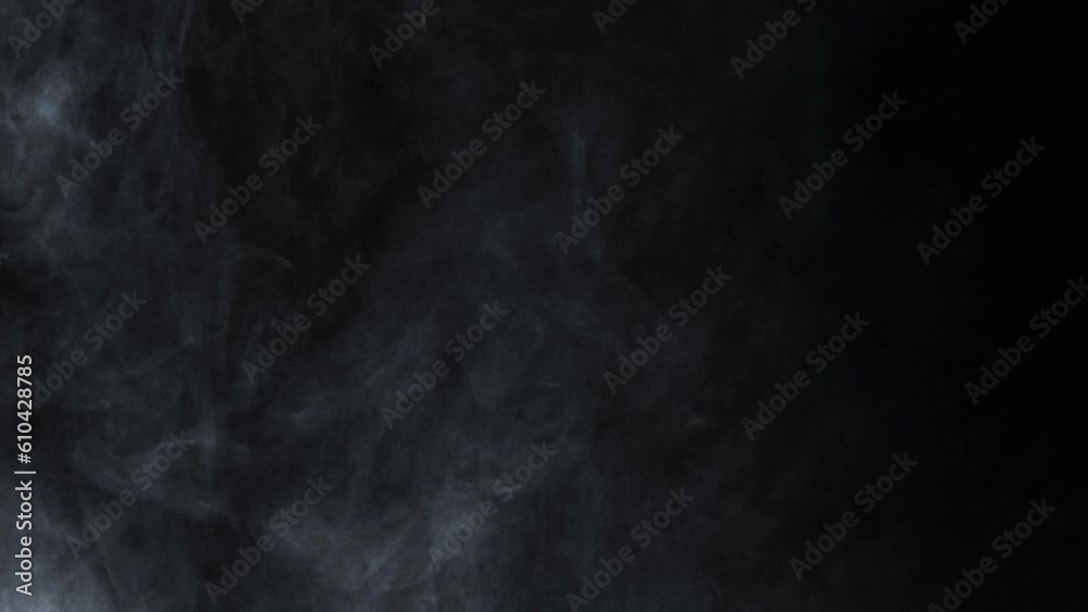 Vidéo Stock Abstract white smoke in slow motion. Smoke, Cloud of cold ...