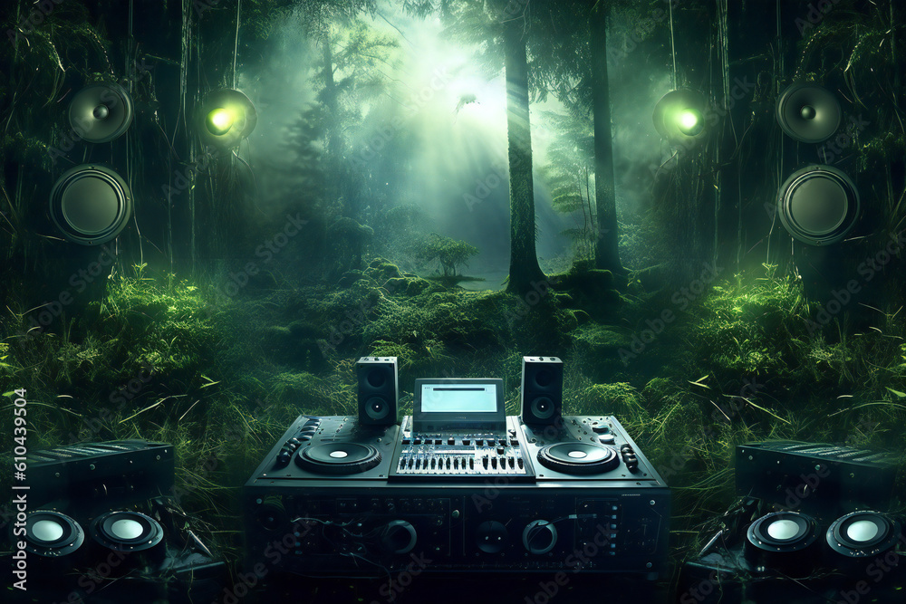 Psytrance, Techno, Rave Music Festival DJ Stock Photos: Summer Beach ...