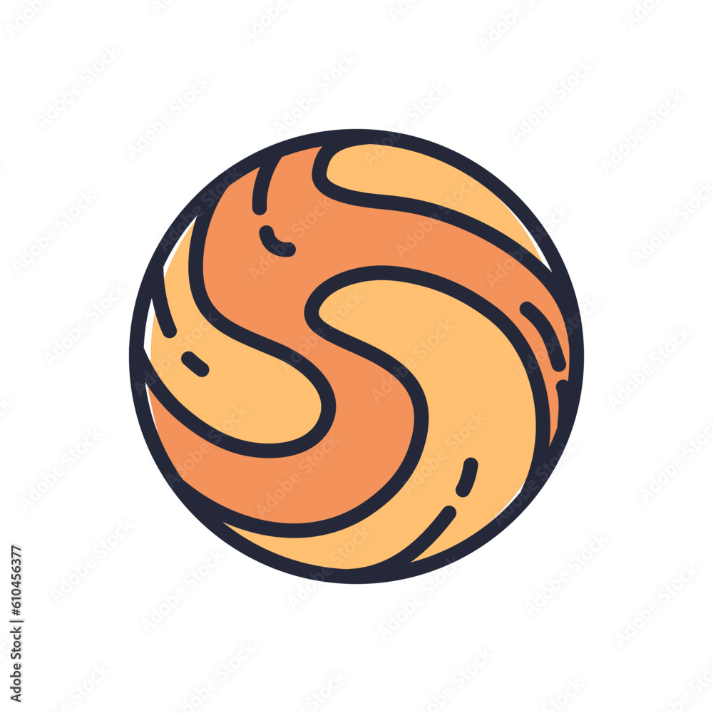 solar system doodle logo design inspiration Stock Vector | Adobe Stock