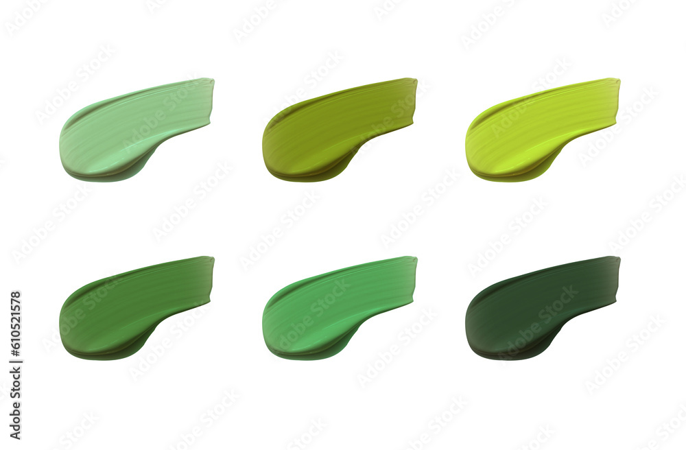 Lipstick smear smudge swatch isolated on transparent background. Cream ...