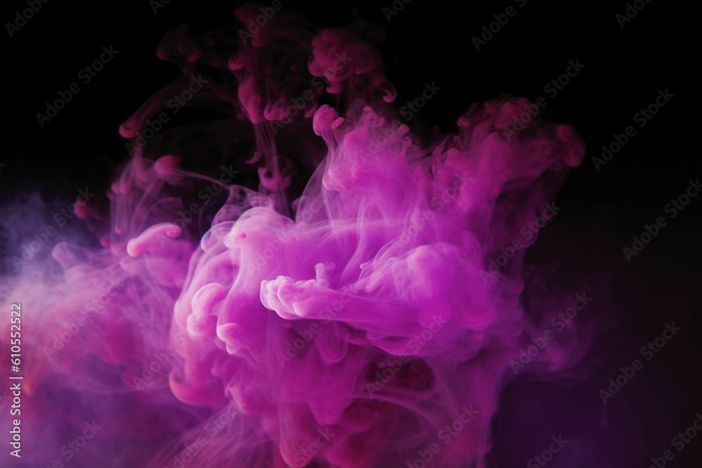 Color mist, Glitter smoke, Paint water splash, Magic potion, Purple ...