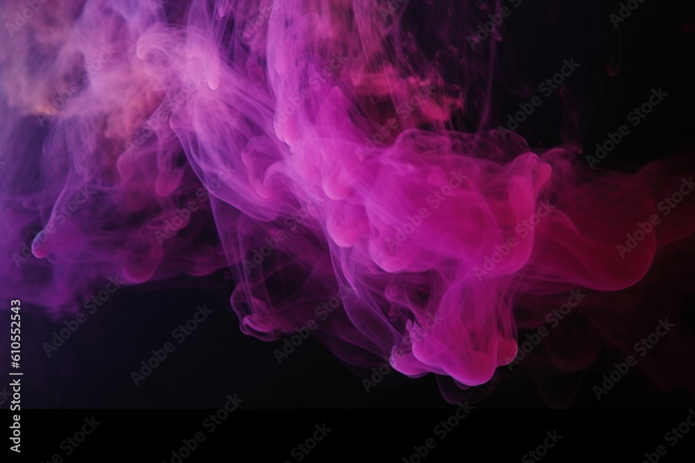 Color mist, Glitter smoke, Paint water splash, Magic potion, Purple ...