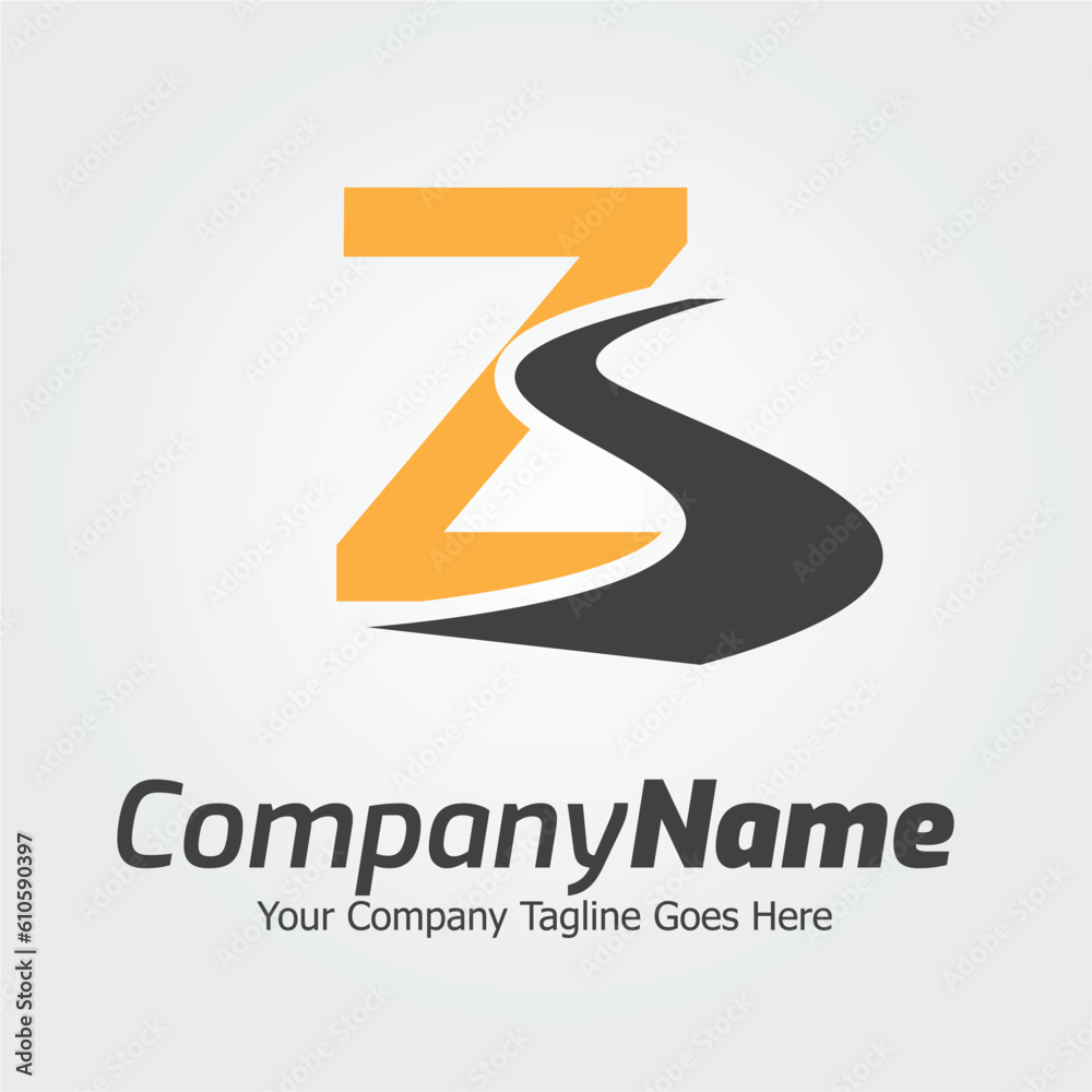 Vecteur Stock Letter Z vector logo template, Colorful Letter Z logo ...