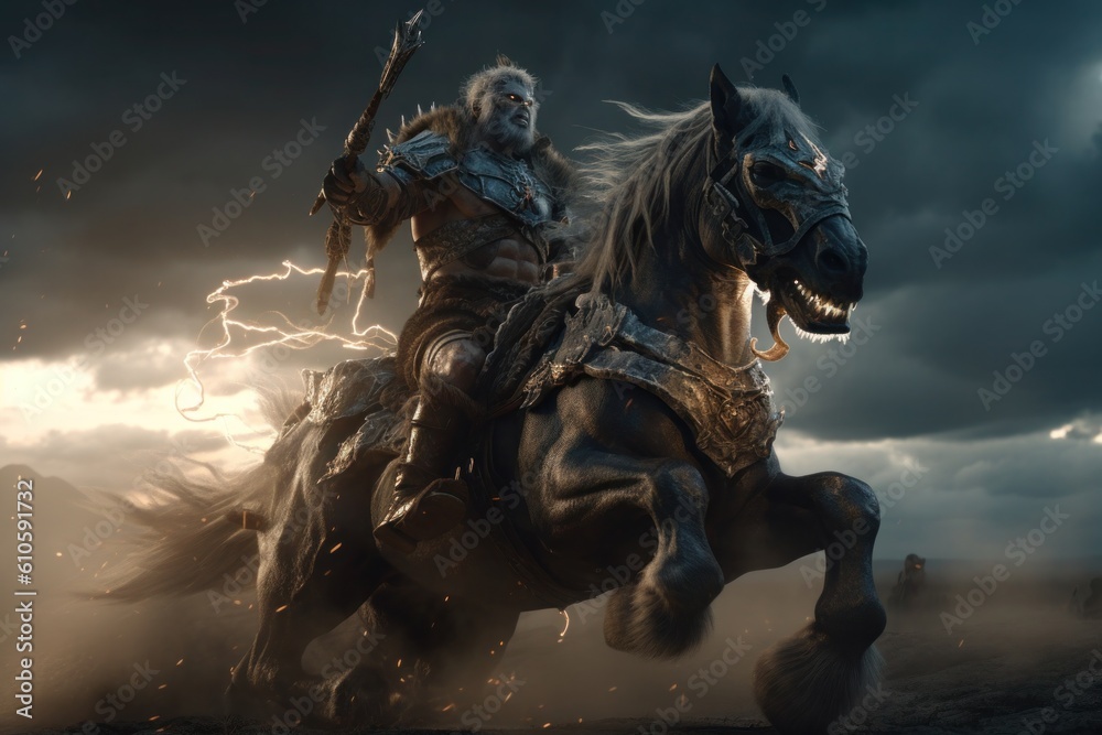 As an orc, they possesses immense strength and resilience. His green ...