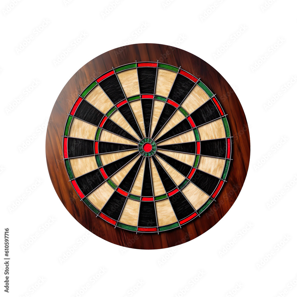 Simple Dart Board | Generative AI Stock Photo | Adobe Stock
