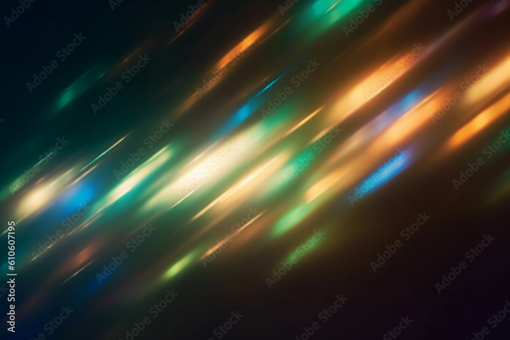 Lens flare overlay, Blur colorful glow, Optical glare leak, Party ...