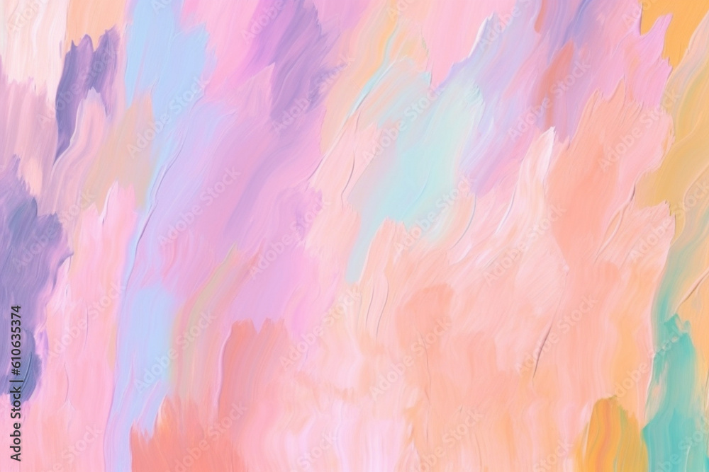 Pastel acrylic texture painting abstract banner background, Handmade ...