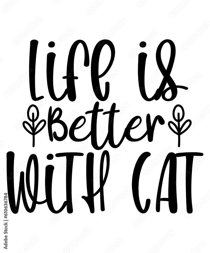 Vetor de Cat Svg Bundle | Cat Mom Svg | Cat sayings svg | Cat Lover svg ...