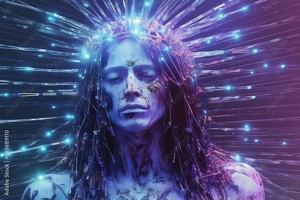 brain and nerve cells electrical pulses Neurons electrical pulses ...