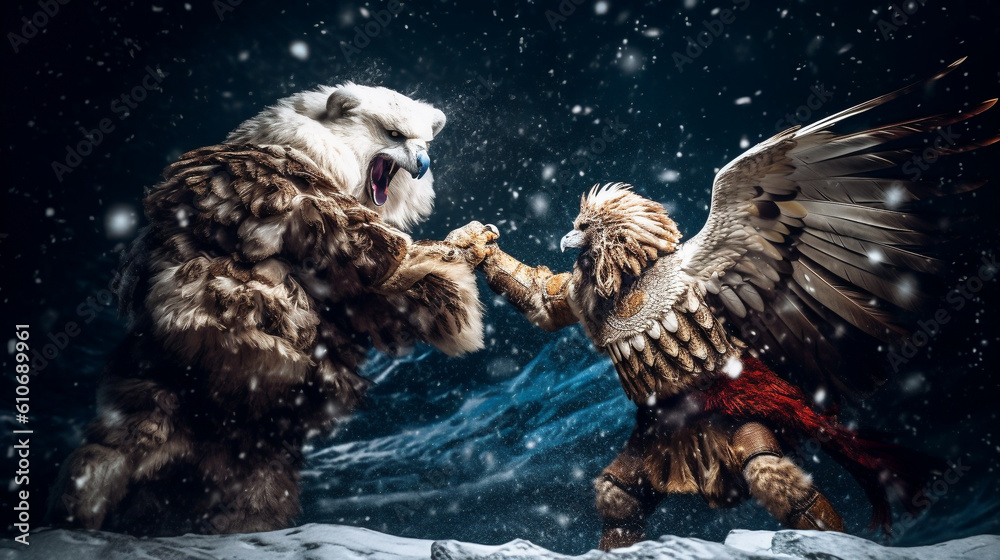 AI Generated - Mythical Beasts: Epic Character Set for Movie or ...