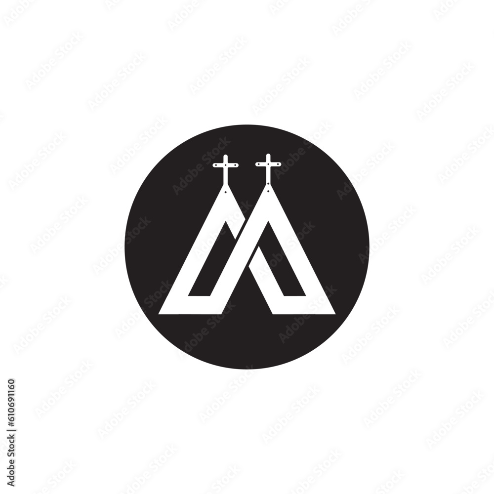 logo church.christian symbol,the bible and the cross of jesus christ ...