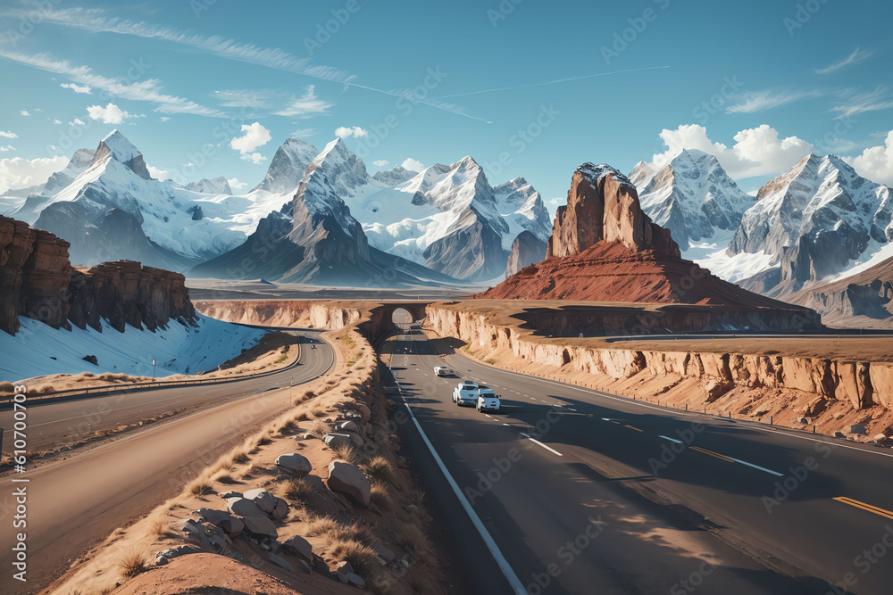 Road Trip - Car, Map, Highway, Landscape, Scenic Route, Stopover, Pit ...