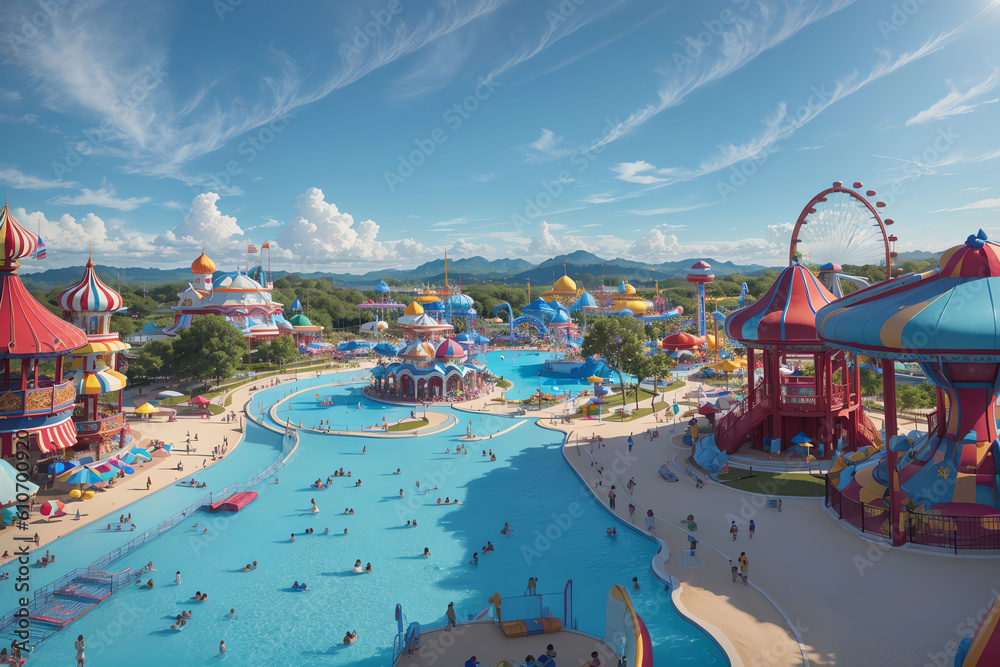 Family Vacation - Amusement Park, Playground, Resort, Kids, Family ...