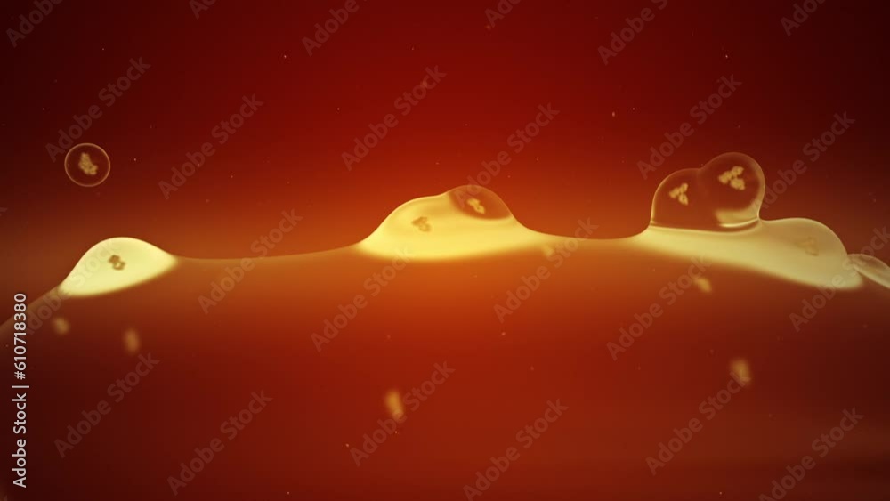 3d Animation of proteins transport - vesicle budding. Cell and ...