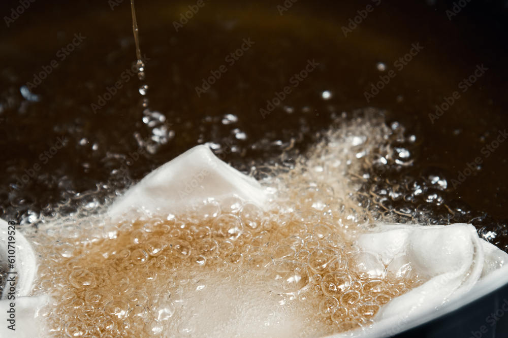 Deliciously Flaky: Step-by-Step Journey of Making Fried Flaky Pastries ...