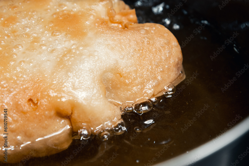 Deliciously Flaky: Step-by-Step Journey of Making Fried Flaky Pastries ...