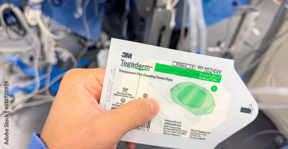 Providence, Rhode Island, USA - June 7th, 2023: 3M hospital materials ...