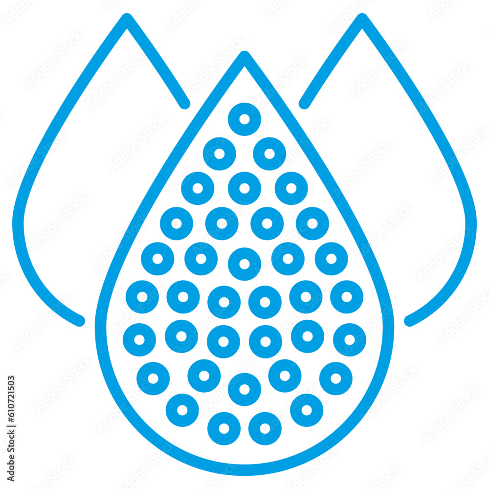 Water Total Dissolved Solids TDS icon for measuring water quality ...