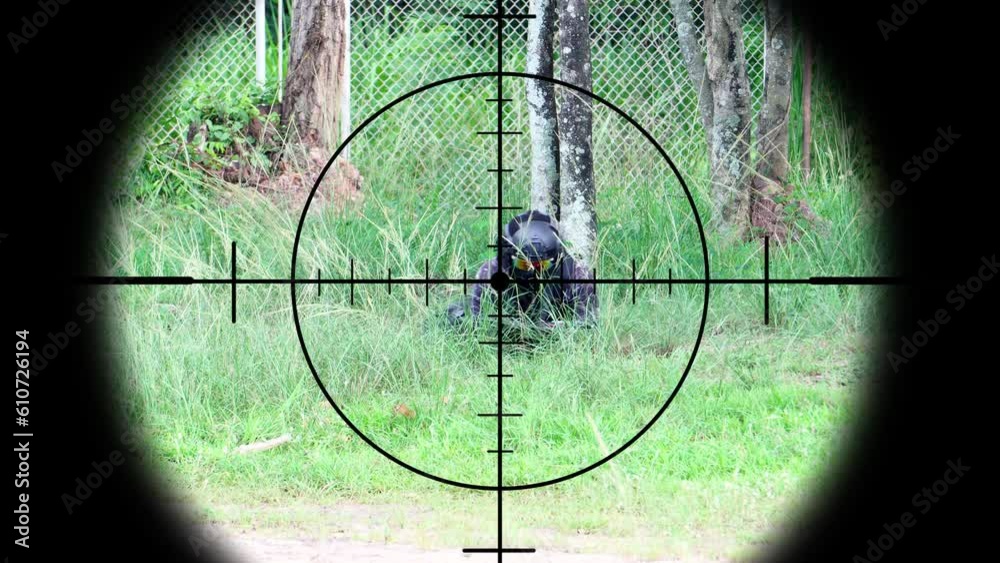 Special police was being assassinated and shot dead through the lens of ...