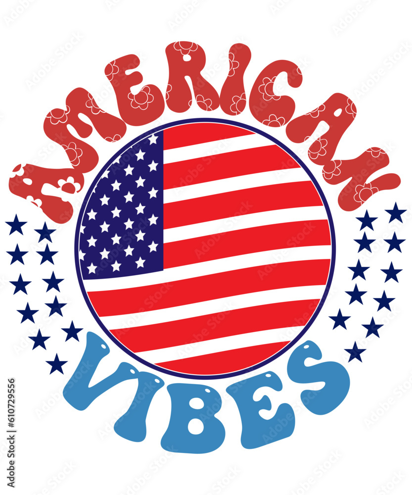 4th Of July Retro Svg Bundle, Fourth Of July USA Svg, Independence Day ...