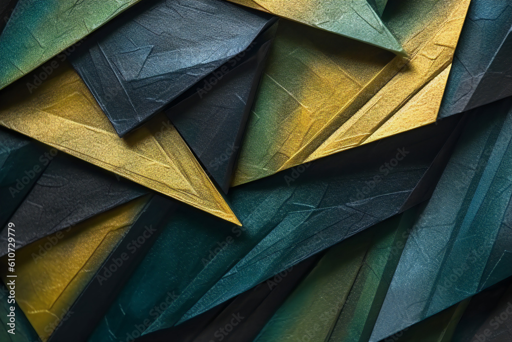 Gold paper texture abstract art from an image in the style of multi ...