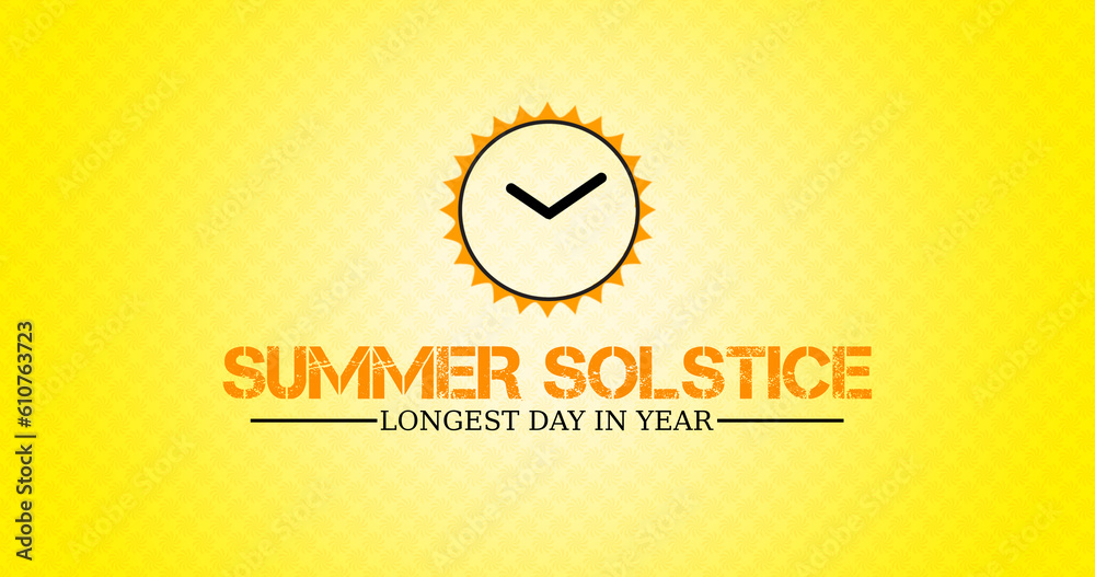21 june summer solstice day poster background Stock Illustration ...