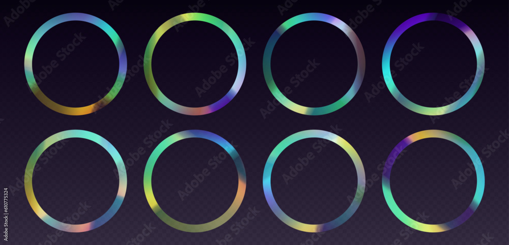 Crystal refraction frame, rainbow sunlight border, prism light effect ...