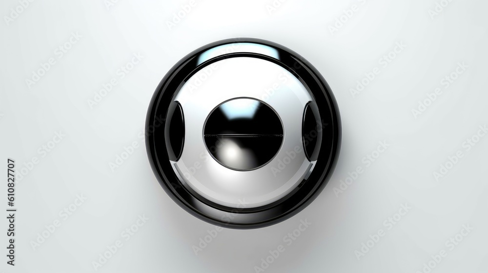 Abstract 3d button, aim control and digital interface, button ...