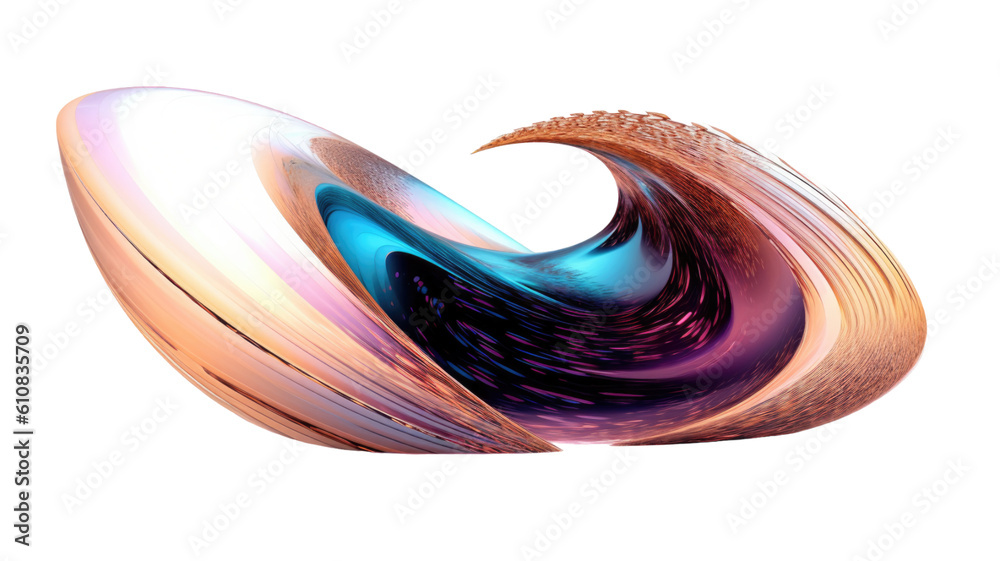 quasar flash in purple and bronze abstract colorful shape, 3d render ...