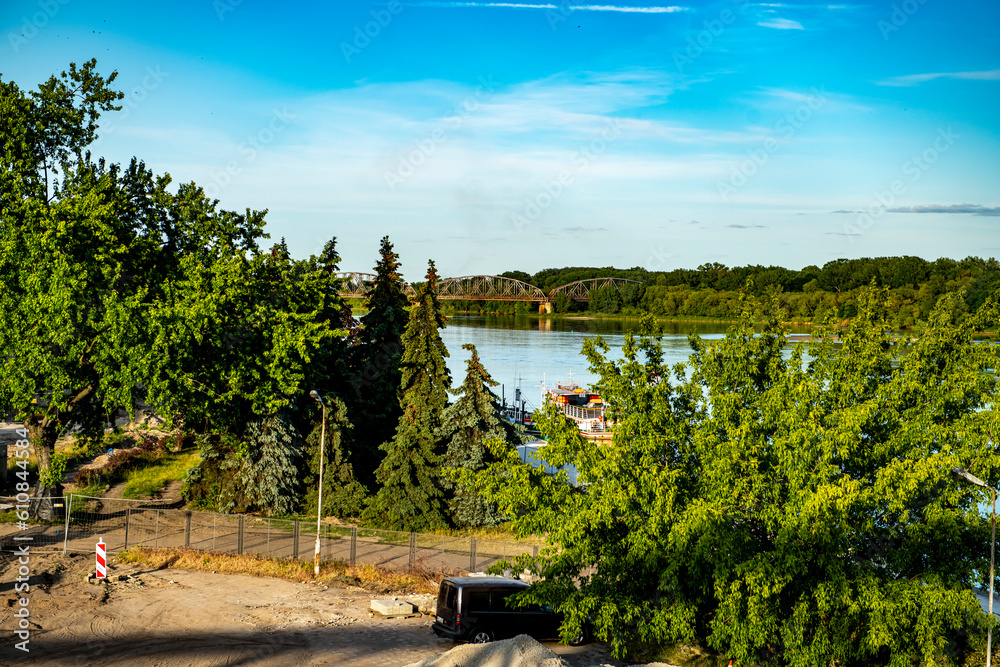 woda, rzeka, jezior, krajobraz, niebo, charakter, dom, gród, brydż ...