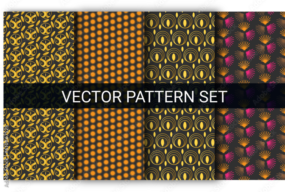 seamless patterns for fabric, summer and textile print design Stock ...