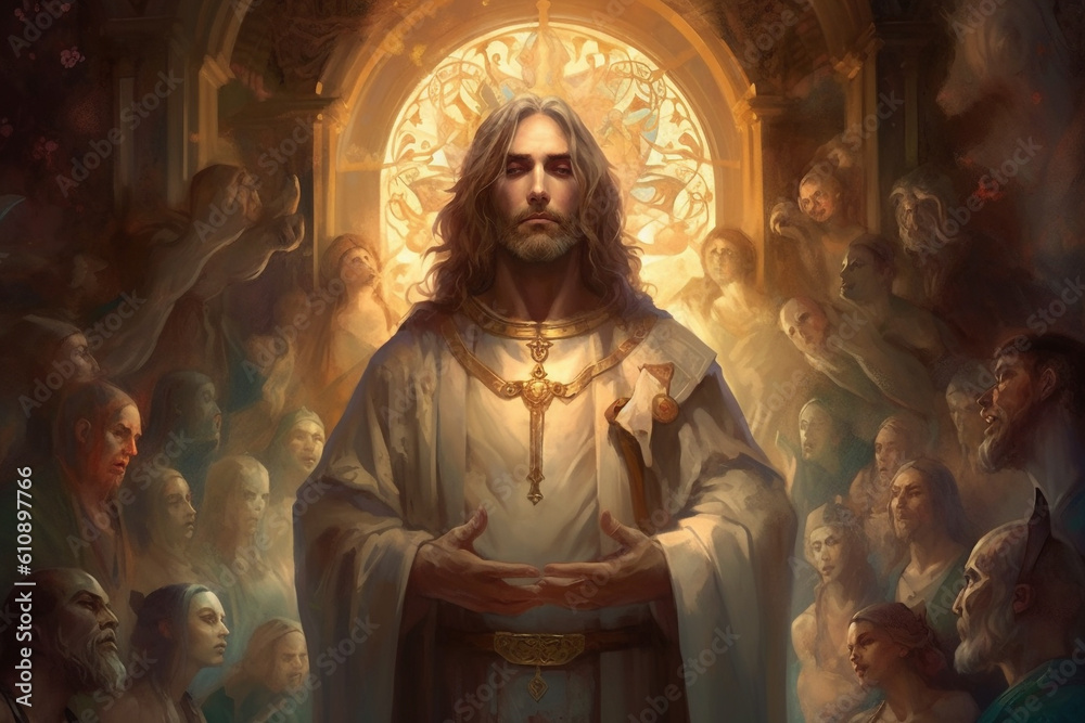 Jesus Christ, Jesus of Nazareth, Jesus of Galilee. Religious leader ...