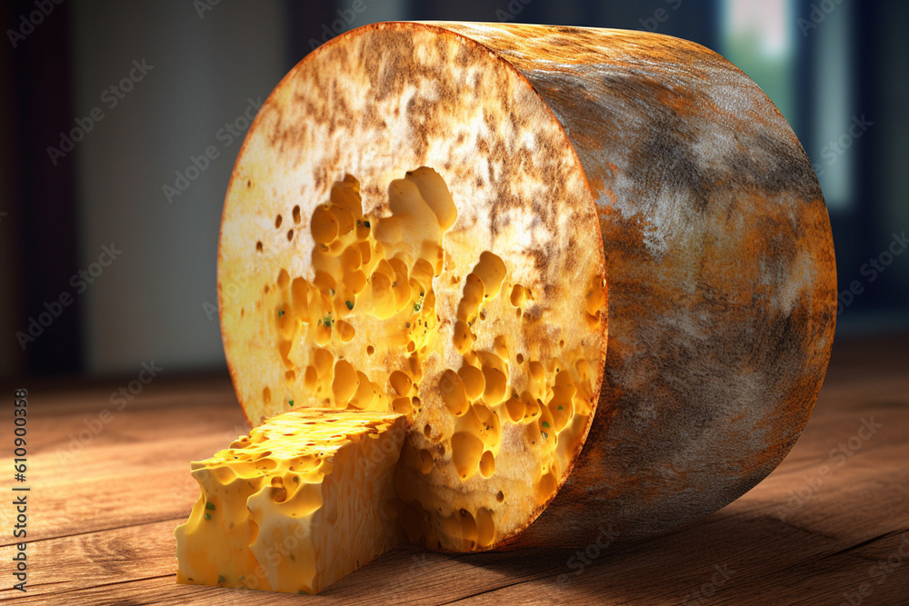 Foto de A cheese trier used to extract a core sample from an aging ...