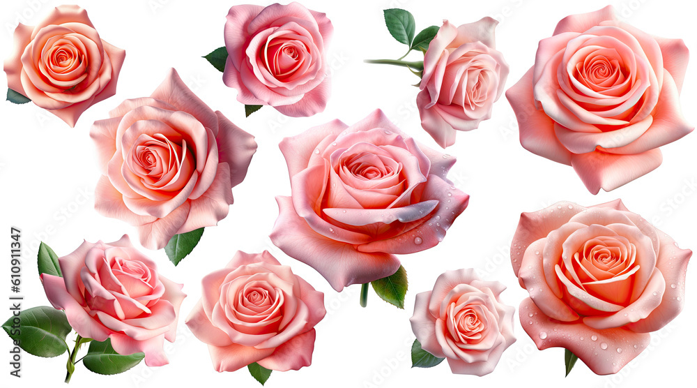 3d vector of pink rose illustration transparent background, PNG ...