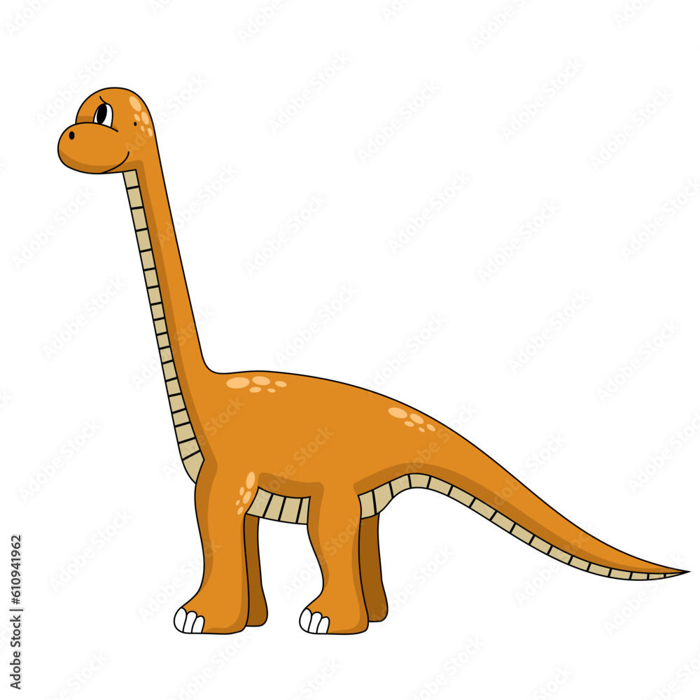 Cute baby dinosaur. Sauropod, Supersaurus, Ultrasaurus, Barosaurus ...