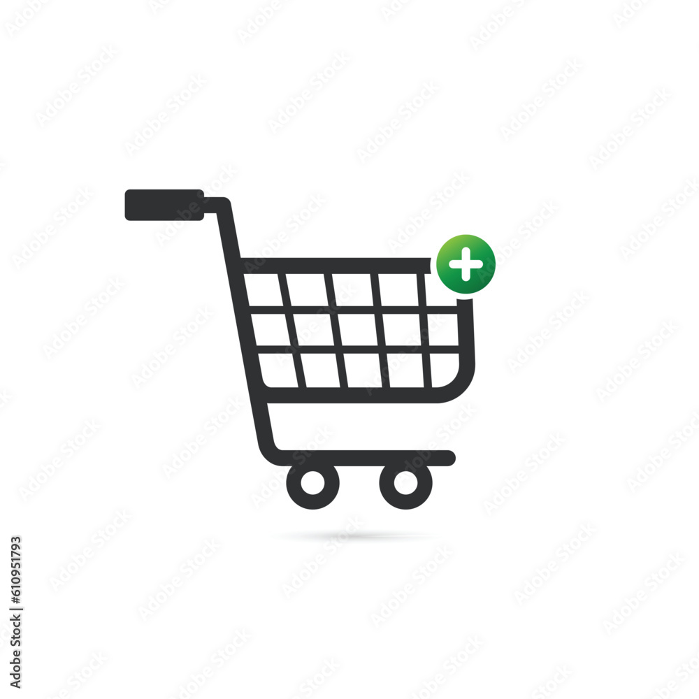 Trolley Cart icon. Trolley Cart symbol. Trolley Cart Vector Flat Design ...